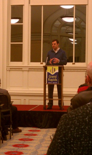 Amash answers questions in Town Hall at library | The Rapidian